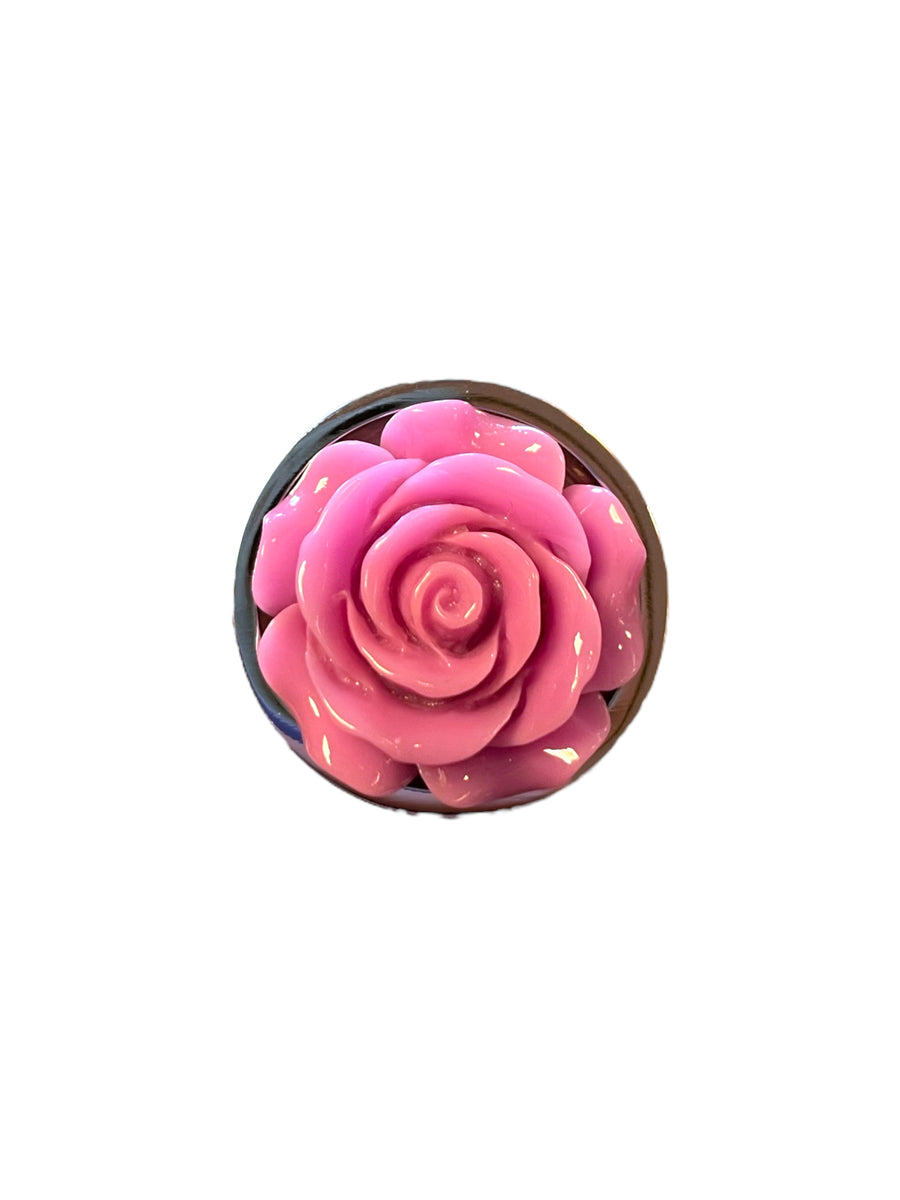 Silver Starter Floral Rose Plug – FB Boutique